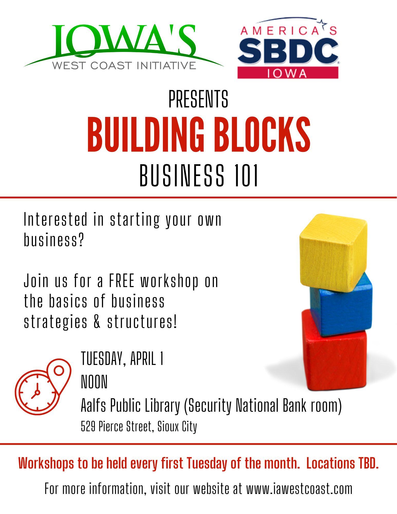 Building Blocks: Business 101